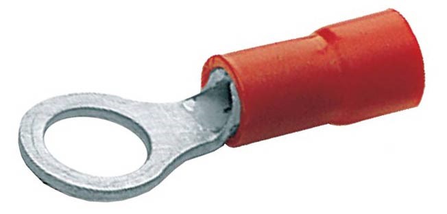 CABLE TERMINAL RED LOOP C8 5.3 mm 100 PCS