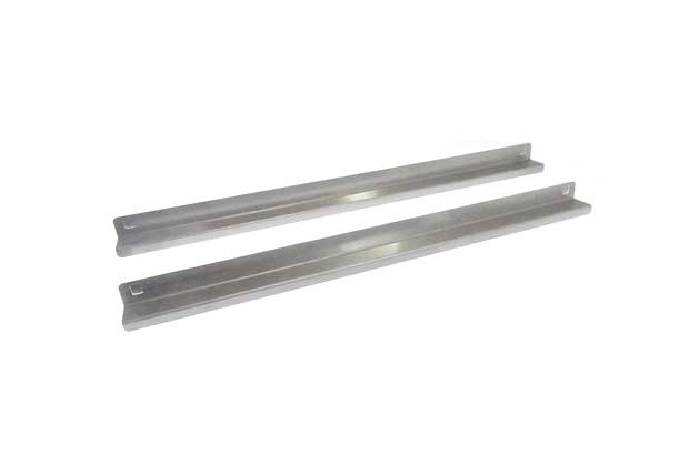 PAIR OF STAINLESS STEEL GUIDES