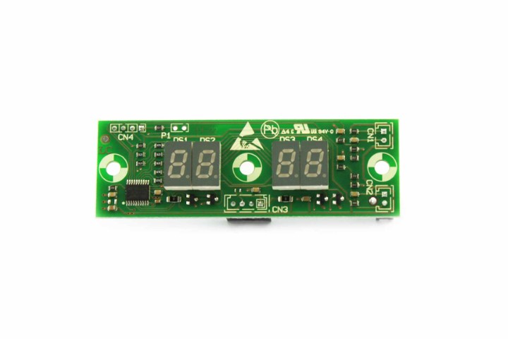 RED THERMOMETER DISPLAY BOARD